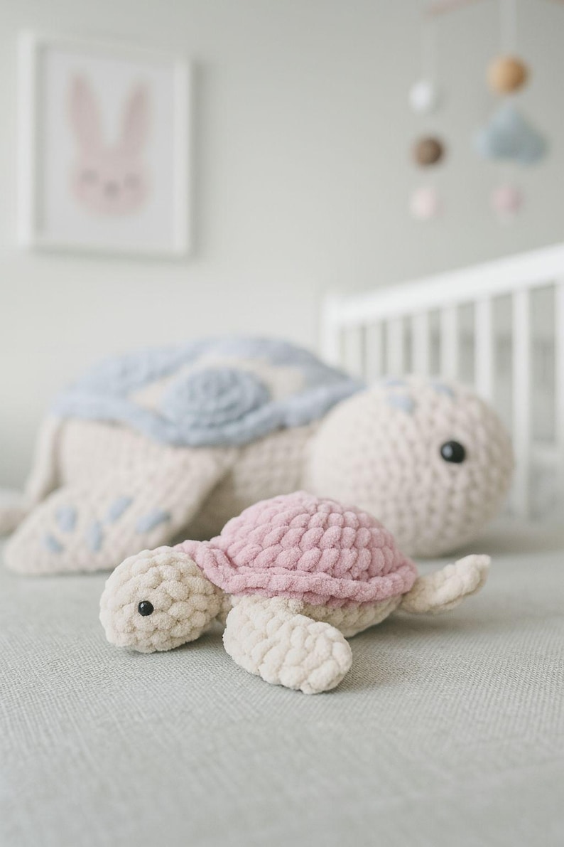 TULA the Sea Turtle,low-sew Crochet Pattern,plush Turtle Crochet ...