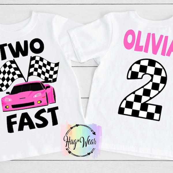 Two Fast Birthday Shirt - Etsy