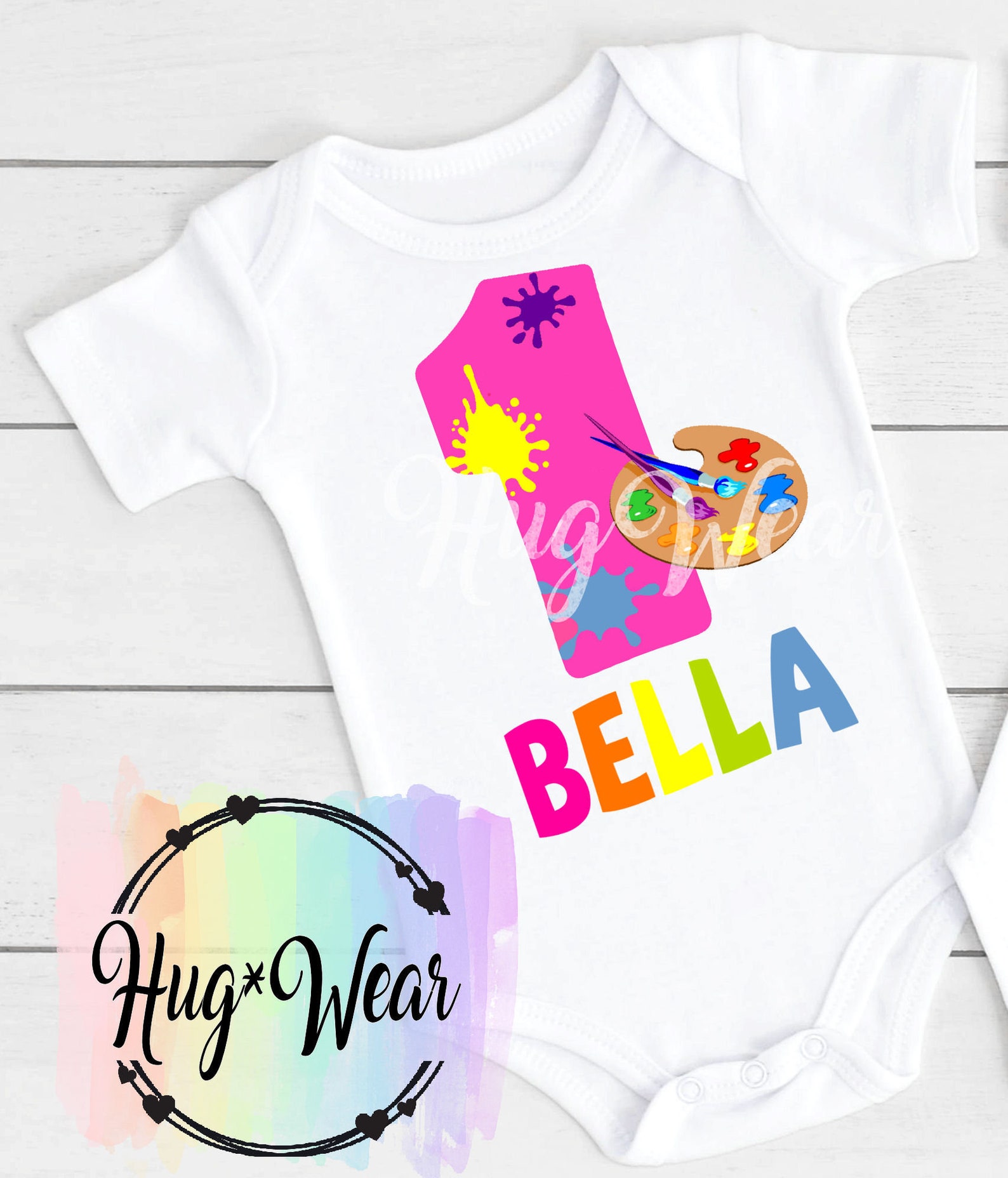 Girls Art Party Shirt Paint Splatter Shirt Birthday Shirt - Etsy