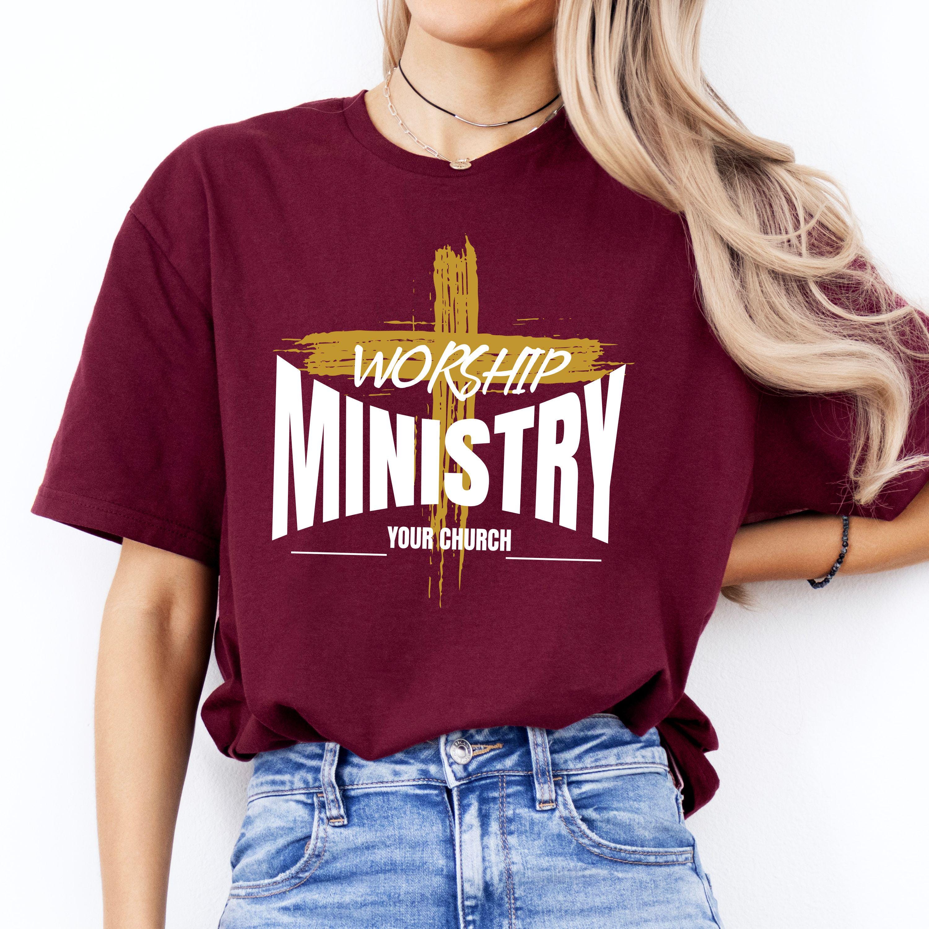 Ministry Shirt for Church Staff Personalized Matching Shirts, Custom ...