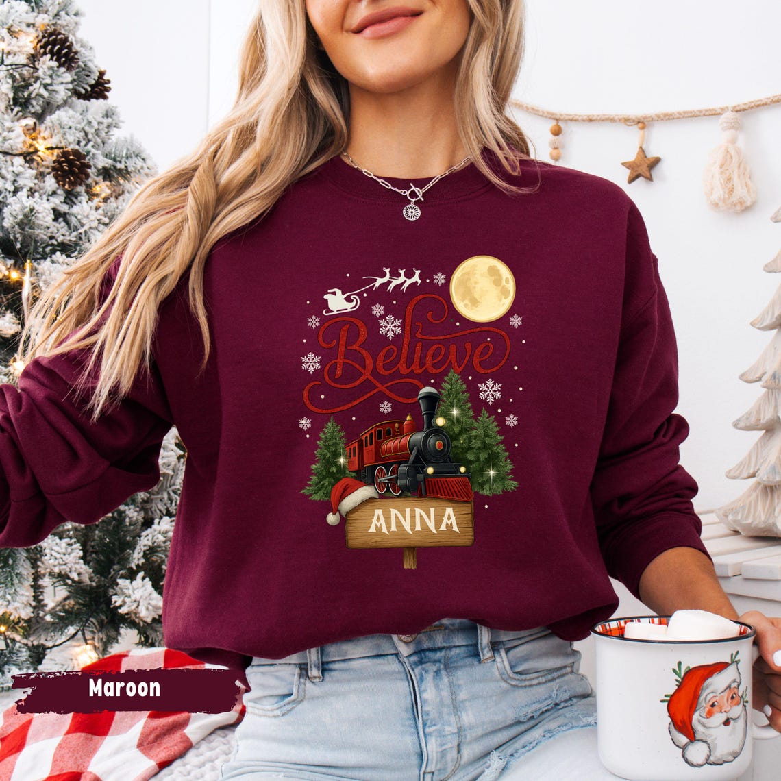 Personalized Family Polar Express Shirts, Custom Family Christmas Shirt ...