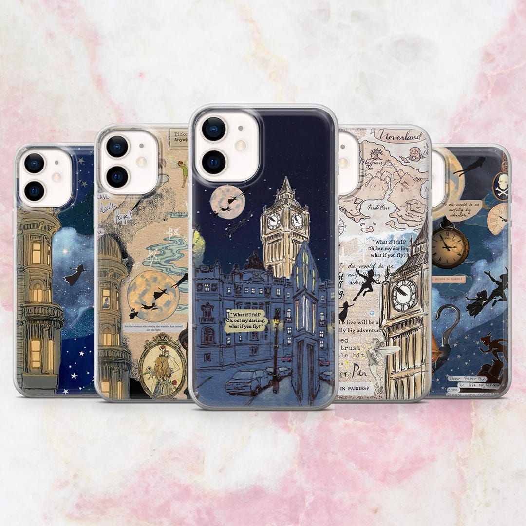 Peter Pan Phone Case Tinkerbell Neverland Fairytale Cover for iPhone 16 ...