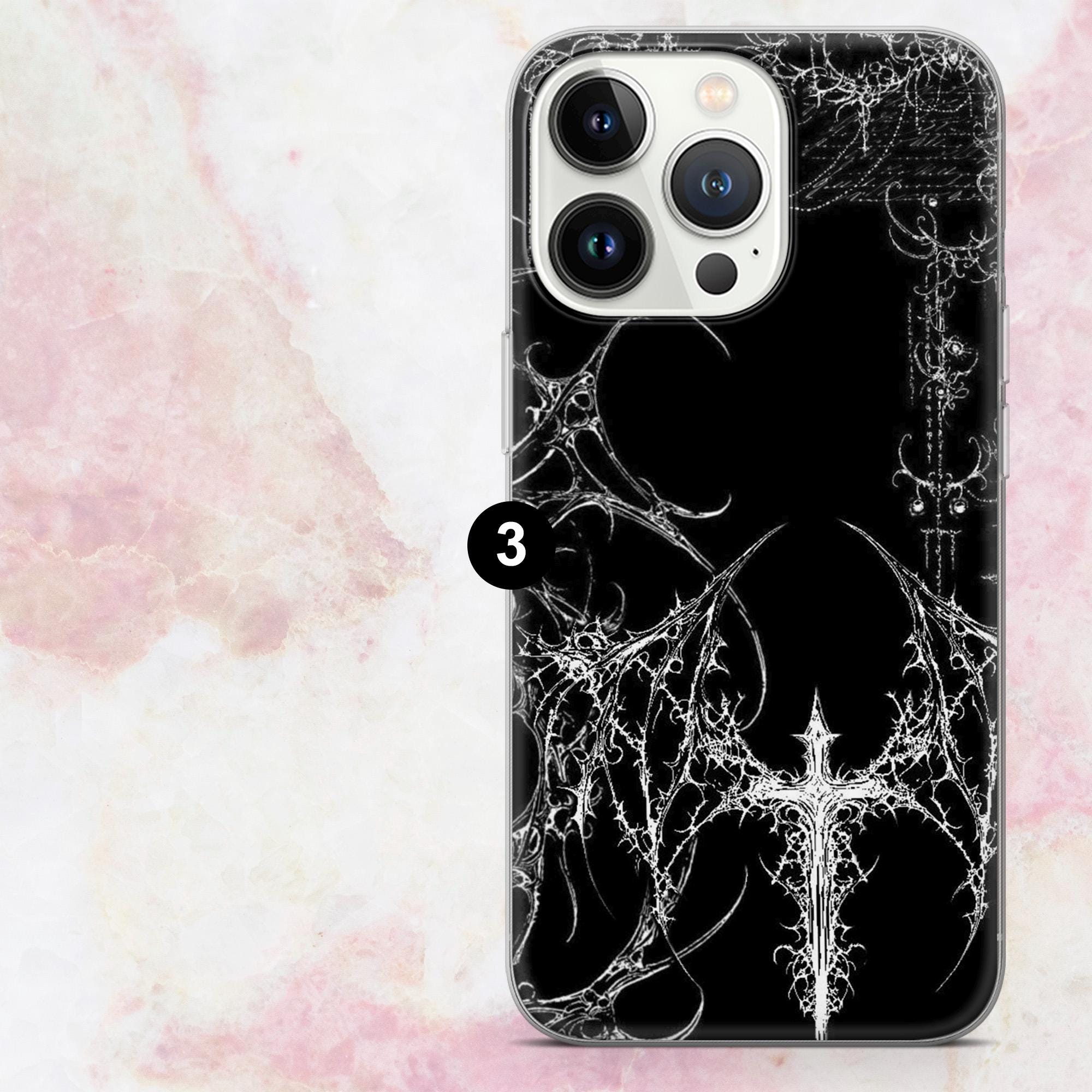 Gothic Phone Case Emo Cybersigilism Goth Cover for iPhone 16, 15, 14 ...