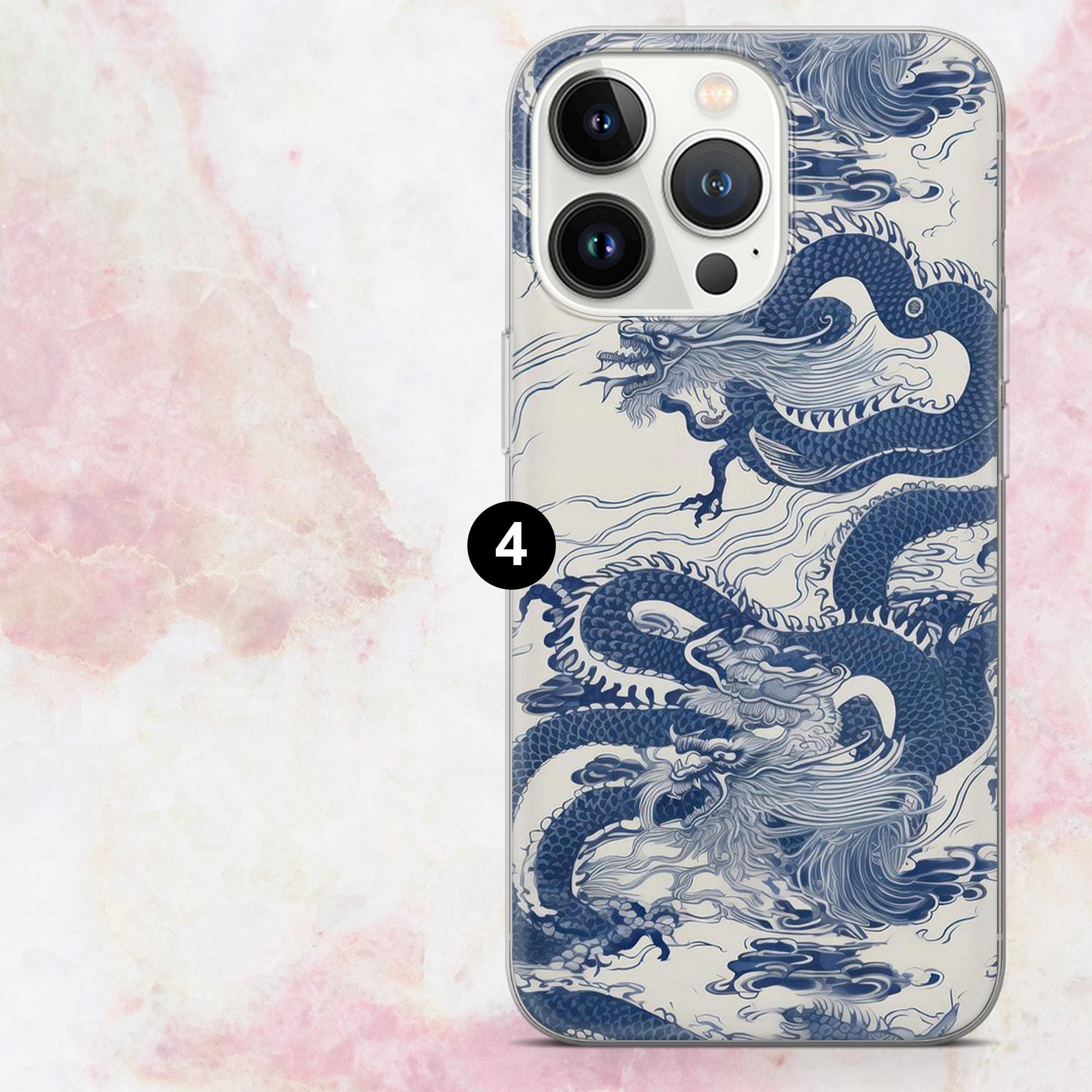 Dragon Phone Case Asian Dragon Mythical Chinese Cover for iPhone 16, 15 ...