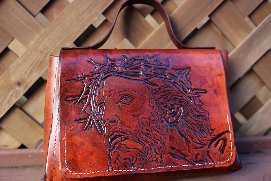 Leather Purse Dedicated to Jesus Christ. Therefore, as the Scriptures ...