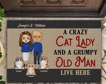 Crazy Old Cat Lady - Etsy
