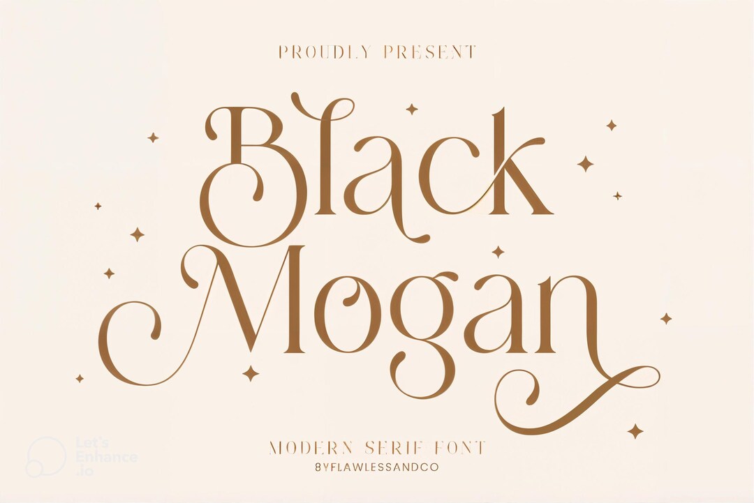 Mogan Font – Modern Serif Typeface for Branding Fonts, Logos & Creative ...