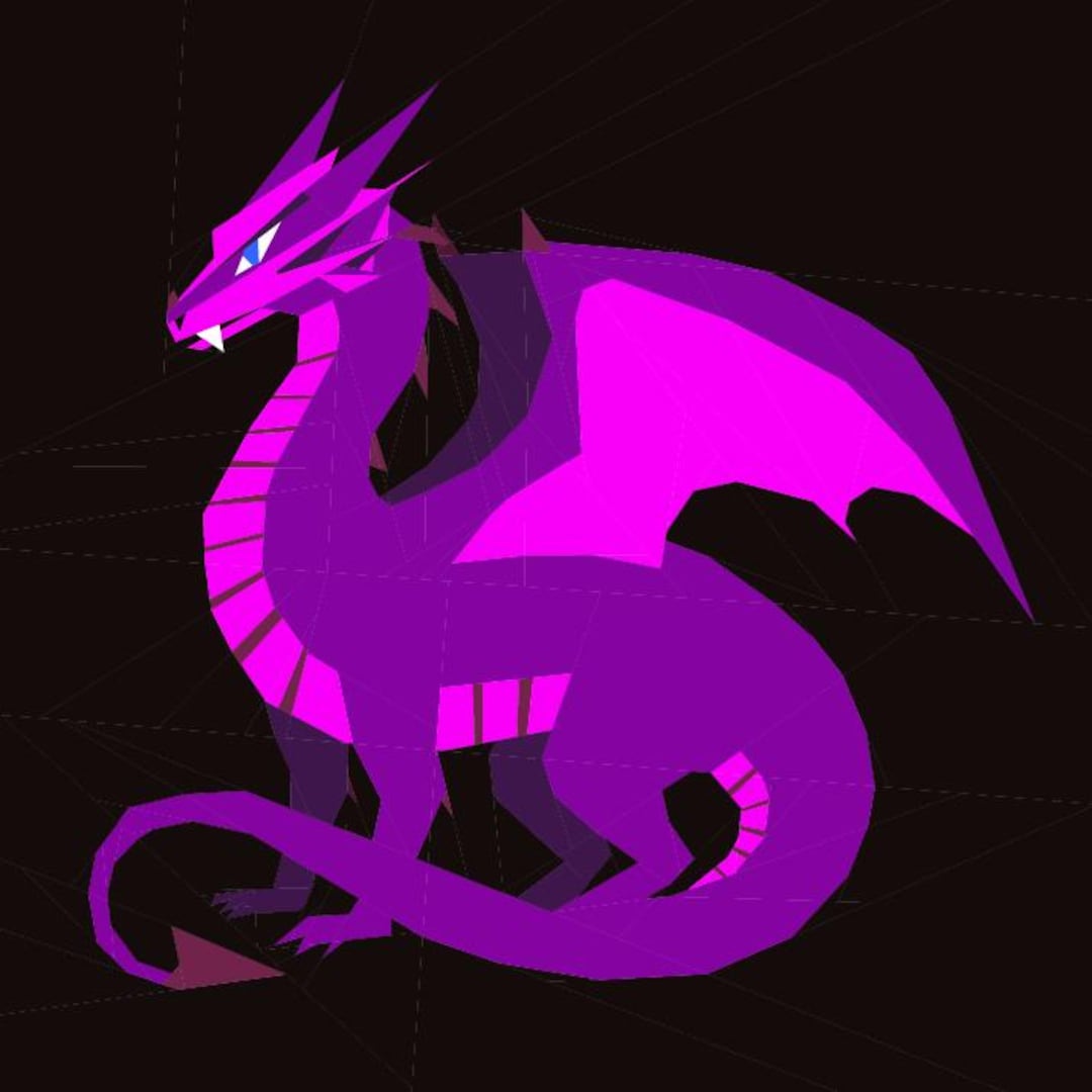 Amethyst Dragon - FPP Quilt Pattern - Etsy