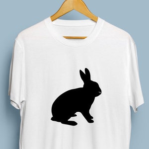 Mini Rex Rabbit - Digital Download, Mini Rex Rabbit Silhouette, Mini ...