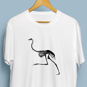 Emu Skeleton - Digital Download, Emu Art, Halloween Emu Skeleton SVG ...