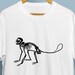 Spider Monkey Skeleton - Digital Download, Spider Monkey Art, Halloween ...