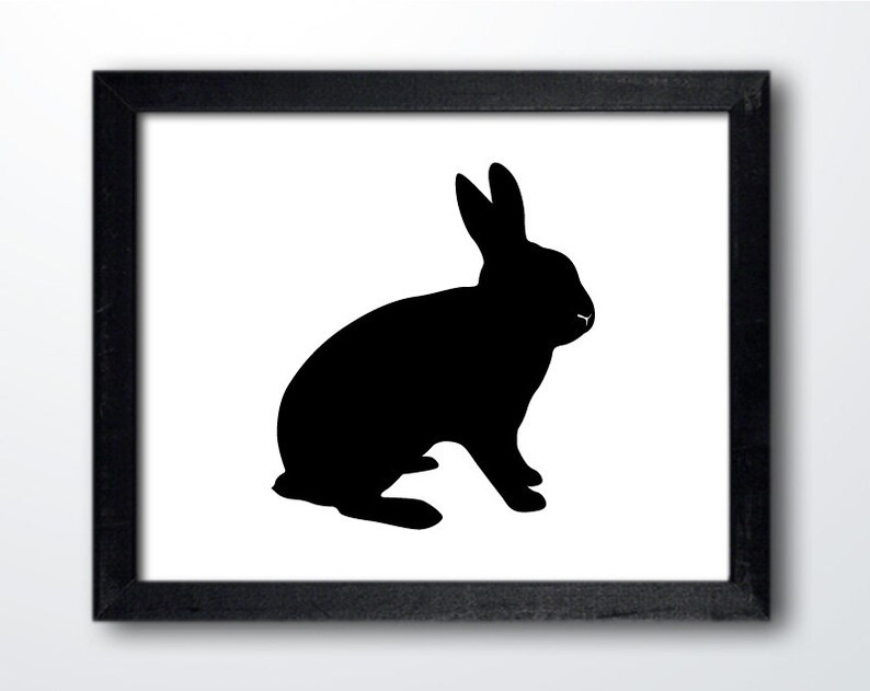 Mini Rex Rabbit - Digital Download, Mini Rex Rabbit Silhouette, Mini ...