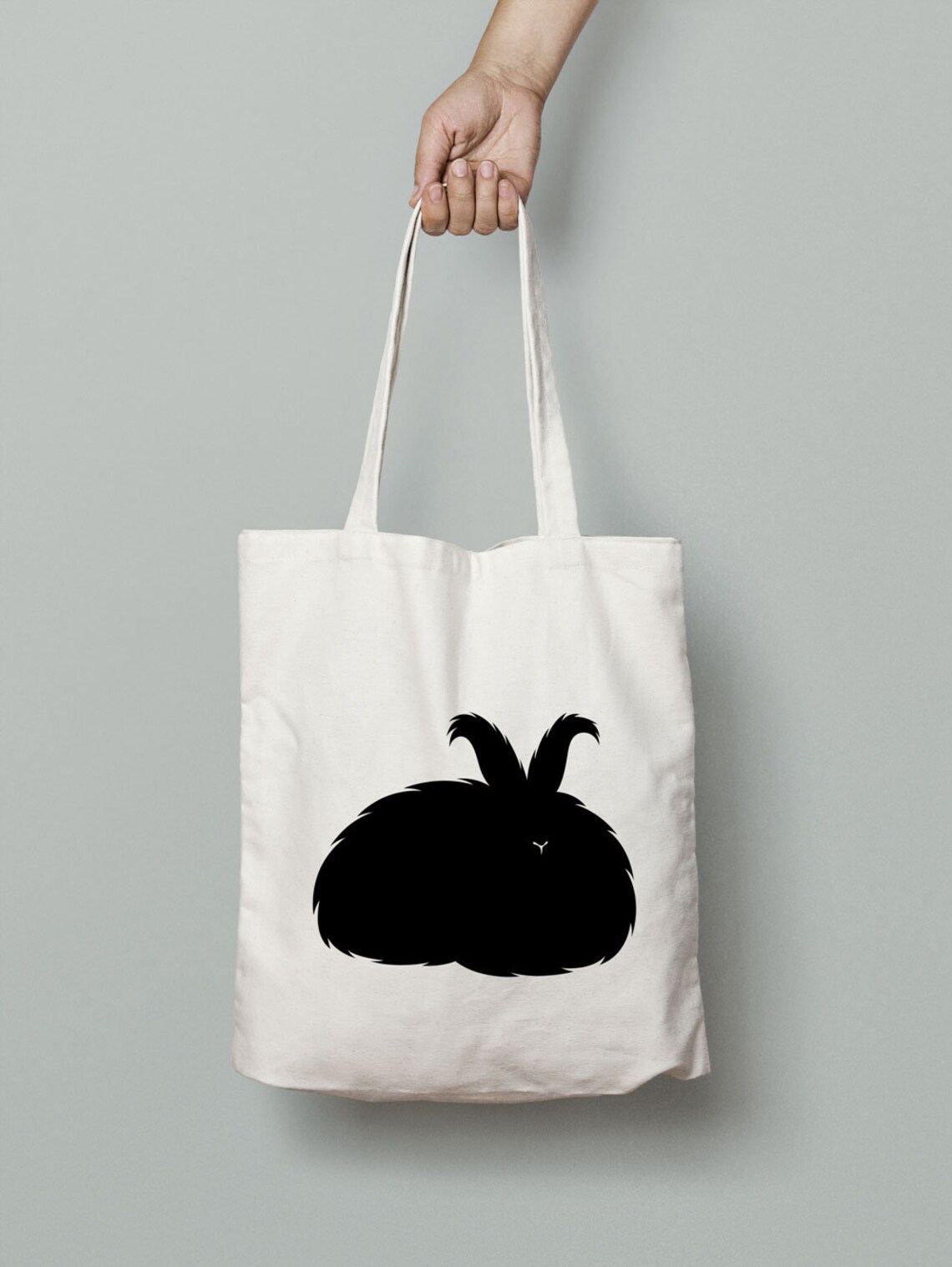 Giant Angora Rabbit - Digital Download, Giant Angora Rabbit Silhouette ...