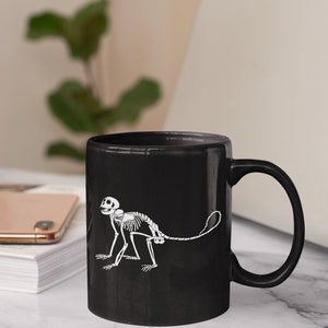 Spider Monkey Skeleton - Digital Download, Spider Monkey Art, Halloween ...