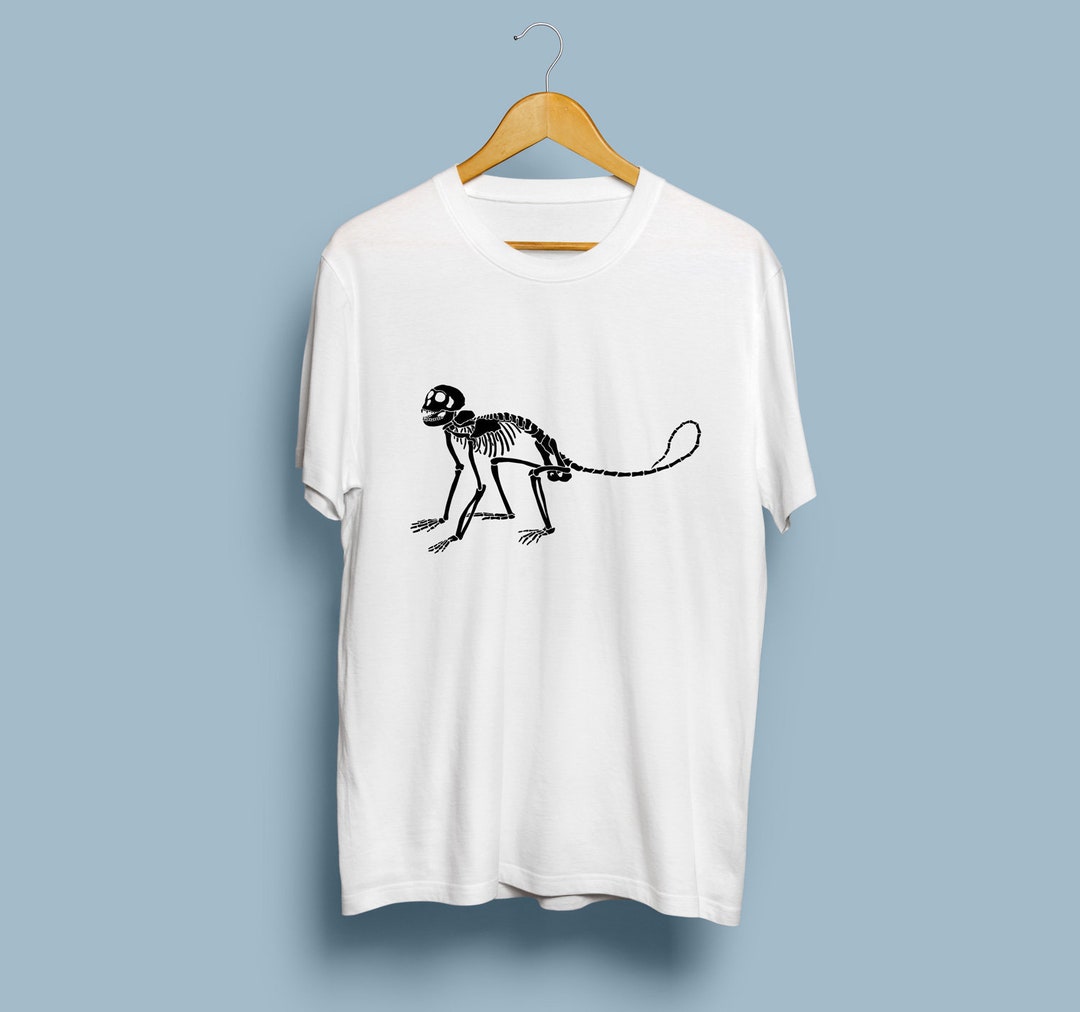 Spider Monkey Skeleton - Digital Download, Spider Monkey Art, Halloween ...