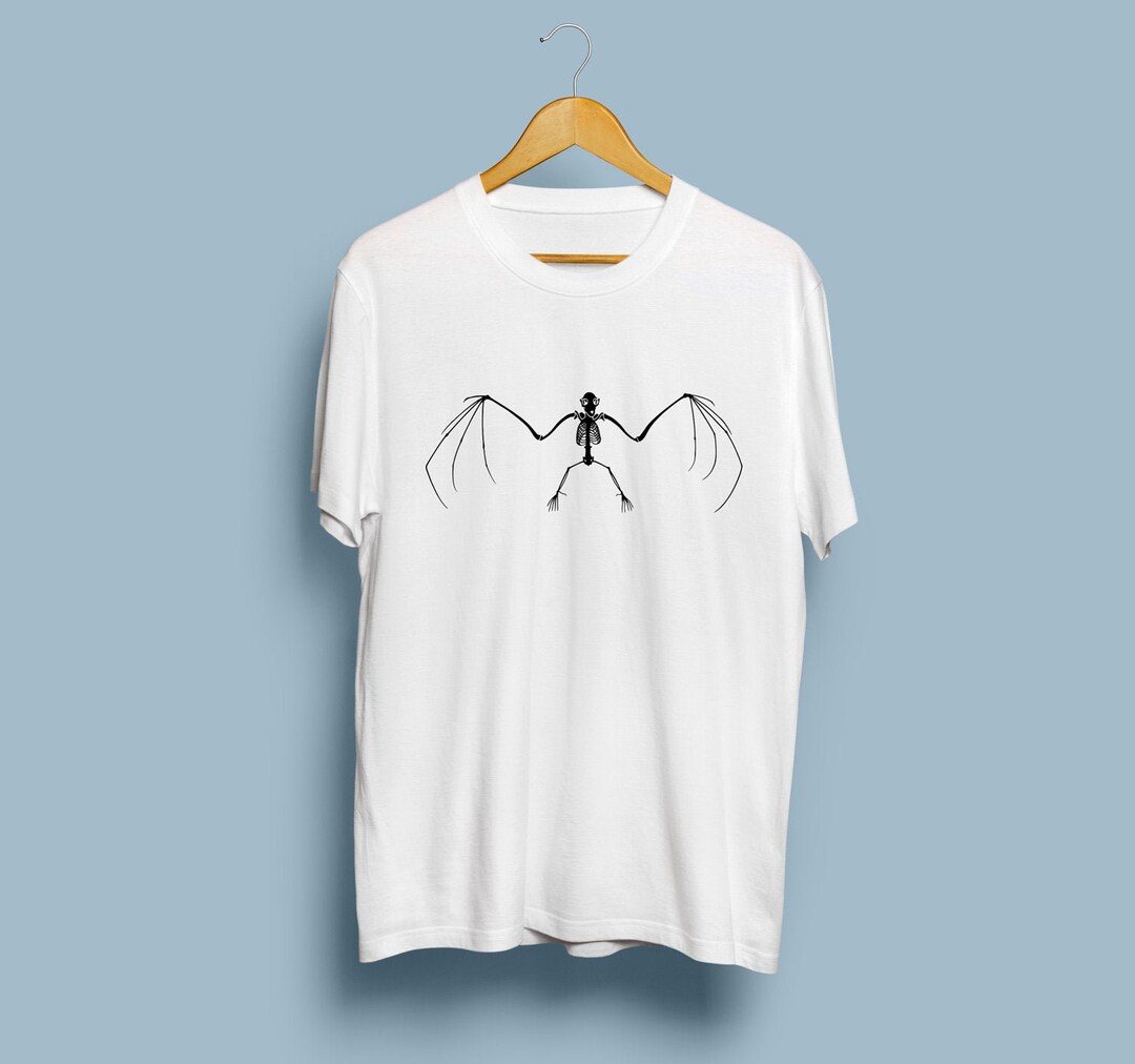 Bat Skeleton - Digital Download, Bat Art, Halloween Bat Skeleton SVG ...