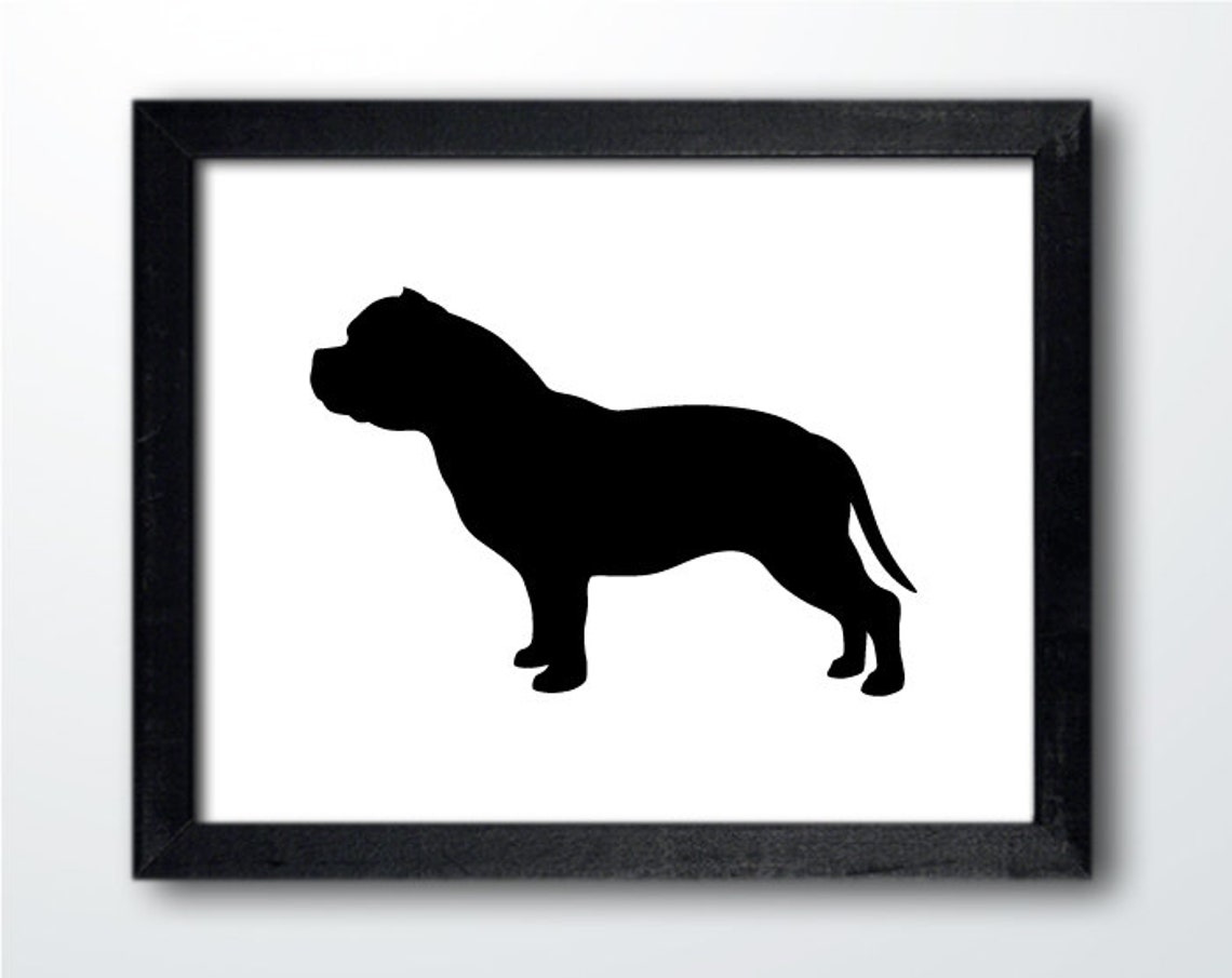 American Bully Dog Digital Download American Bully Dog Art | Etsy