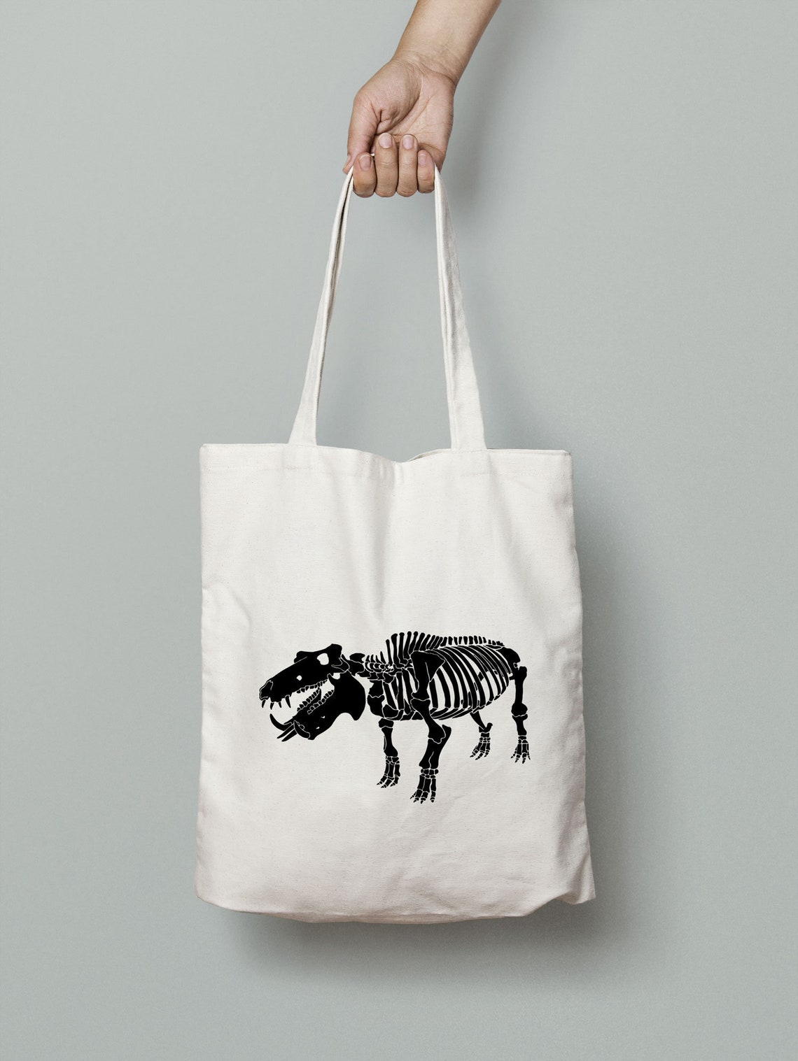 Hippopotamus Skeleton - Digital Download, Hippo Art, Halloween Hippo ...