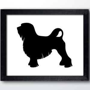Löwchen - Digital Download, Lowchen Art, Dog Silhouette, Lowchen SVG ...
