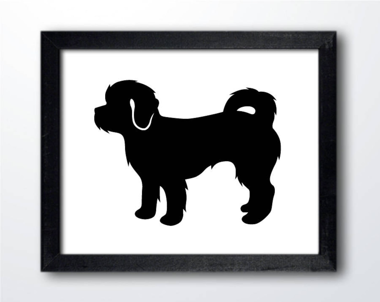 Shih Poo - Digital Download, Shih Poo Art, Dog Silhouette, Shih Poo SVG ...