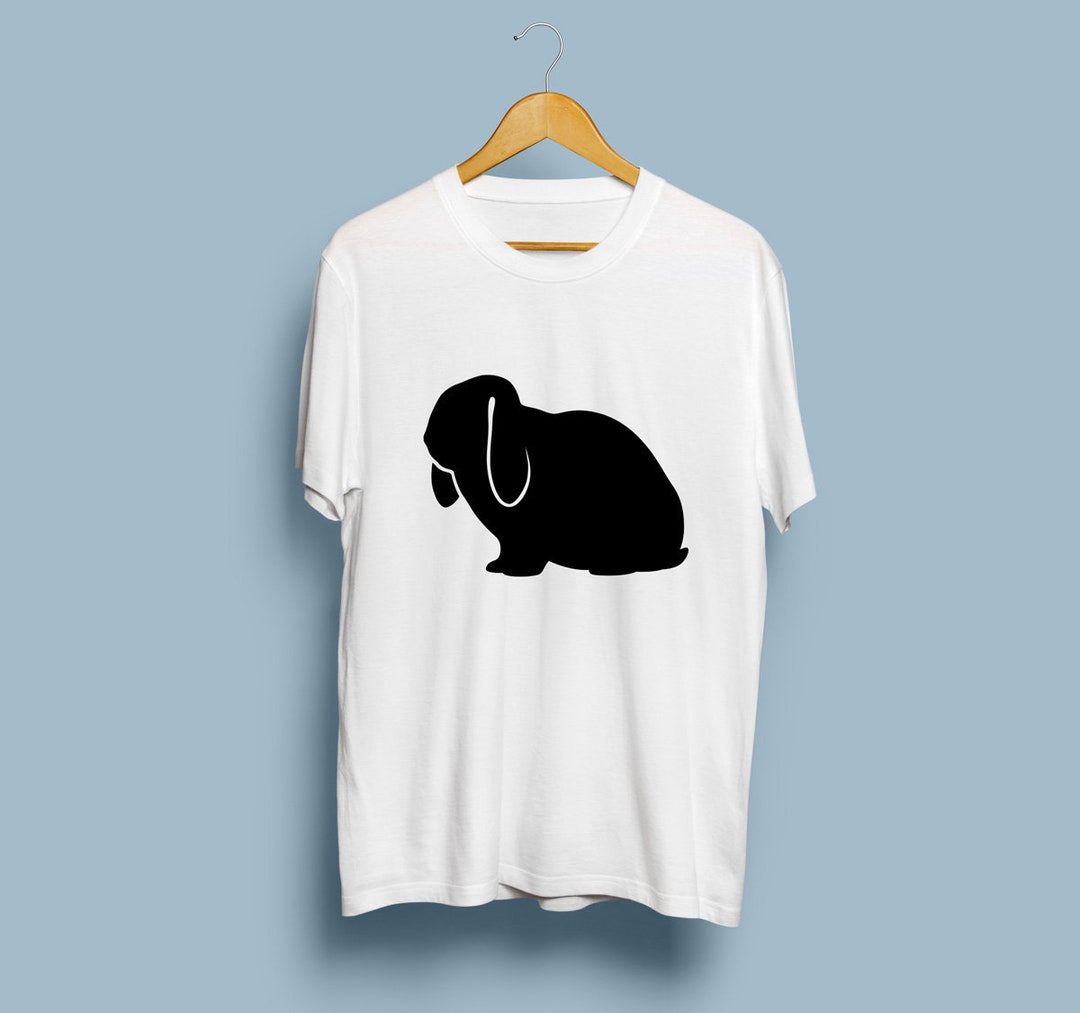 French Lop Rabbit - Digital Download, French Lop Rabbit Silhouette ...