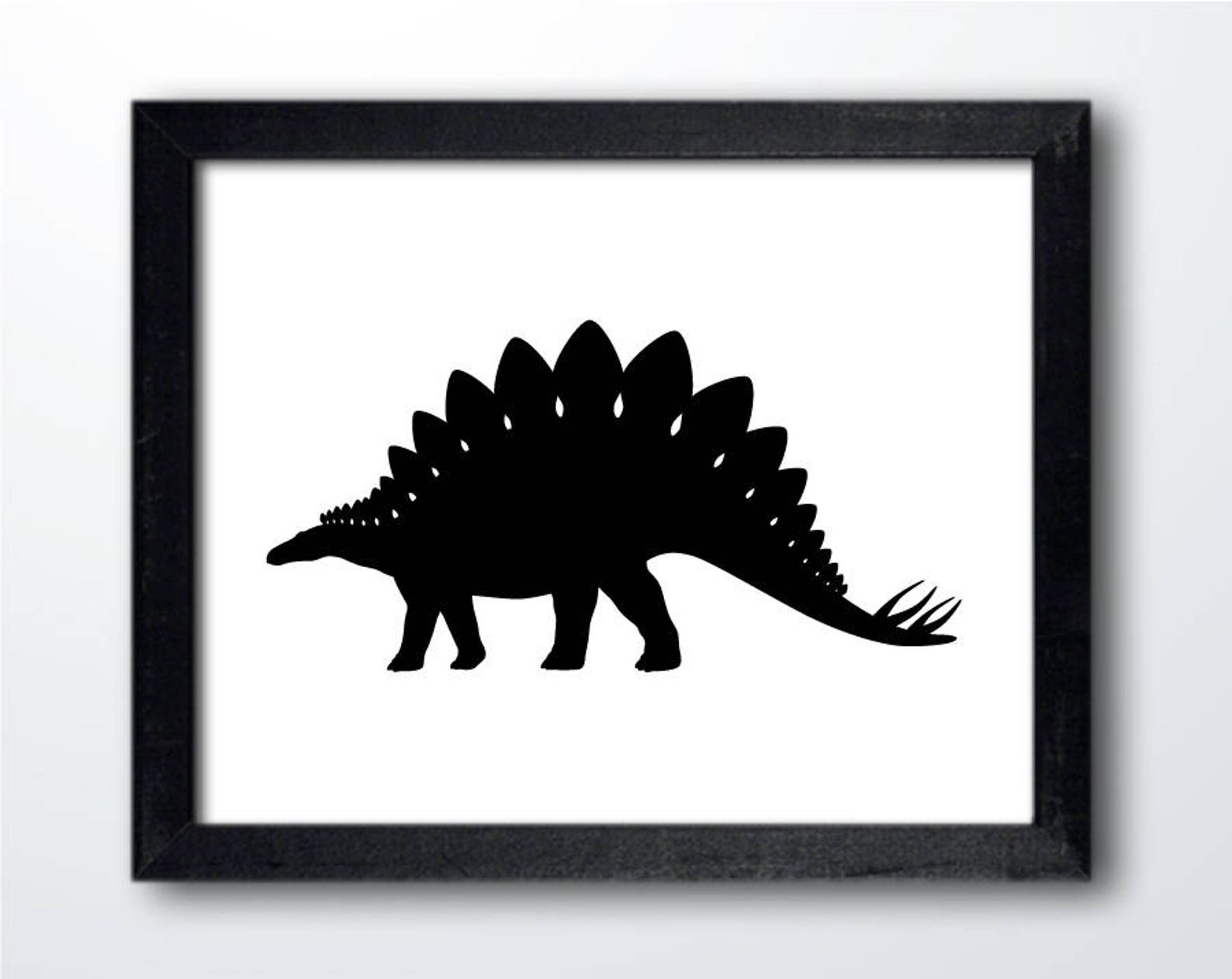 Stegosaurus Silhouette Dinosaur Digital Download Cricut - Etsy