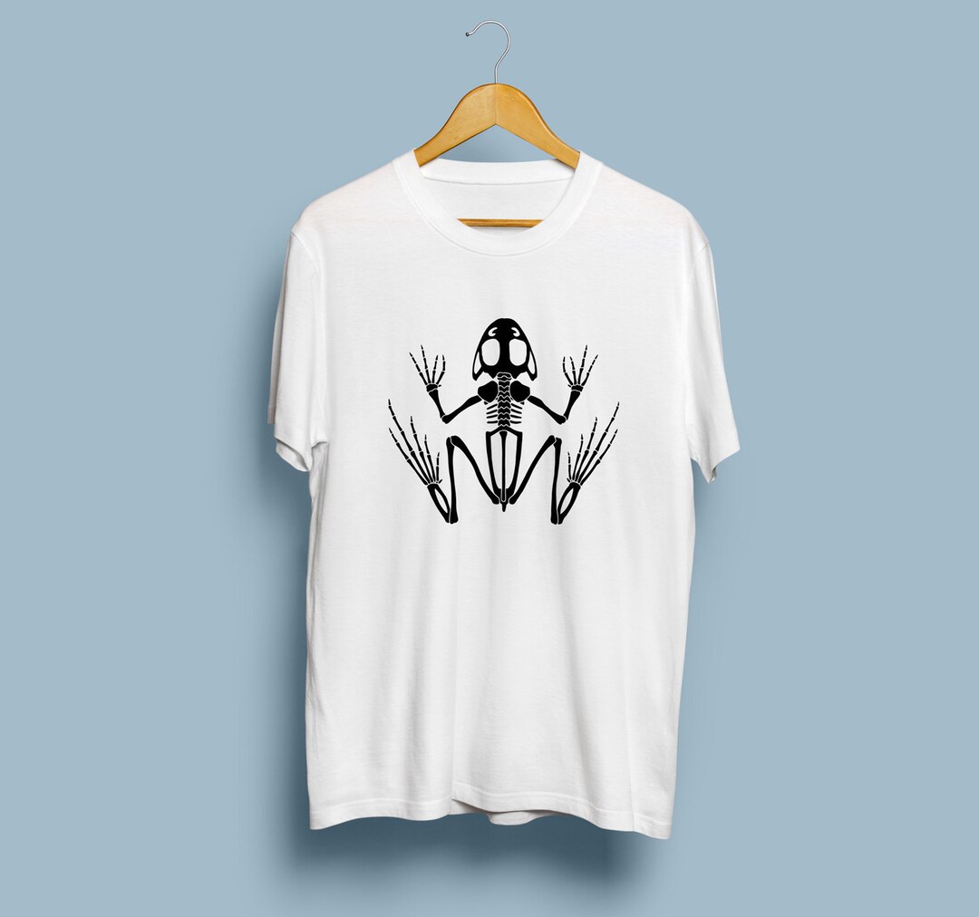 Frog Skeleton - Digital Download, Frog Art, Halloween Frog Skeleton SVG ...