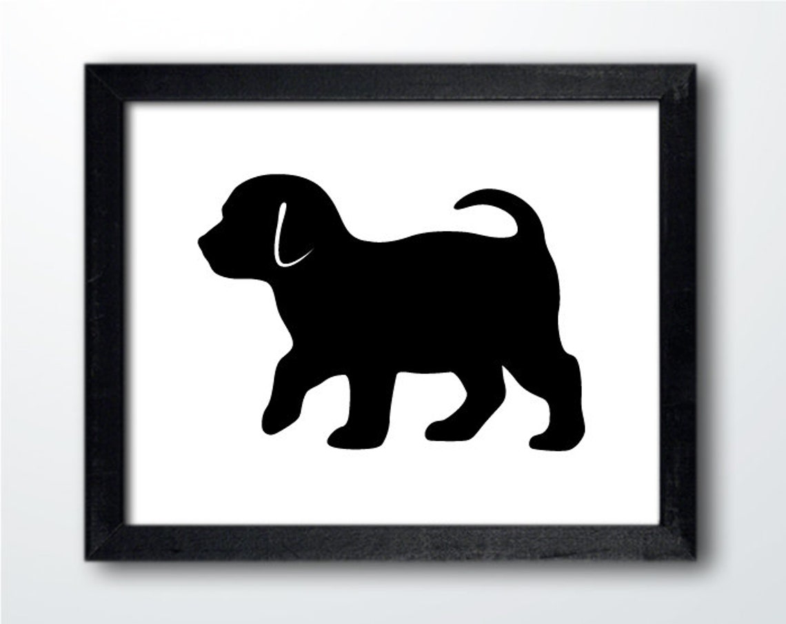 Cockapoo Silhouette - Digital Download, Cockapoo Art, Dog Silhouette ...
