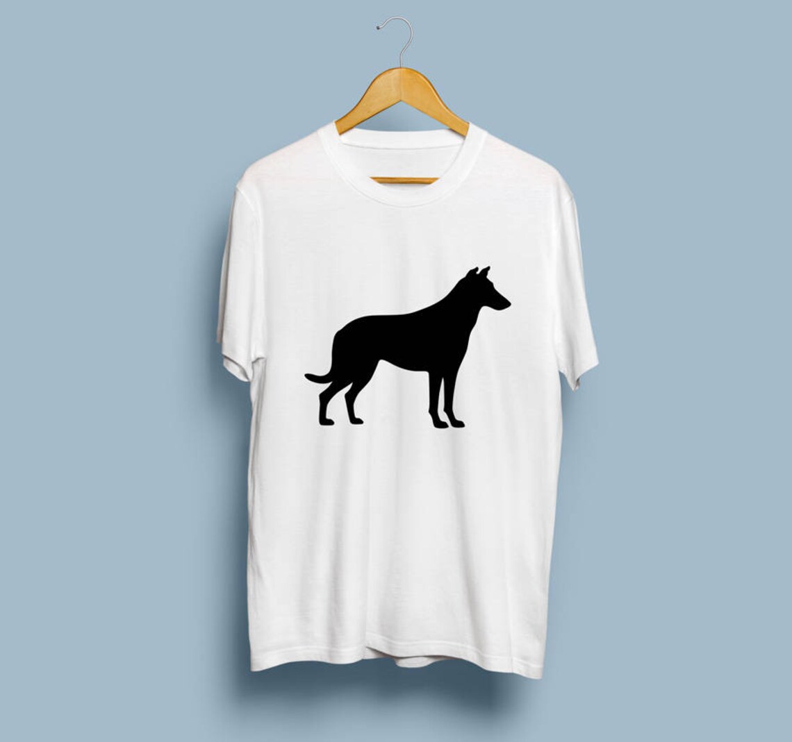 Smooth Collie - Digital Download, Smooth Collie Art, Dog Silhouette ...
