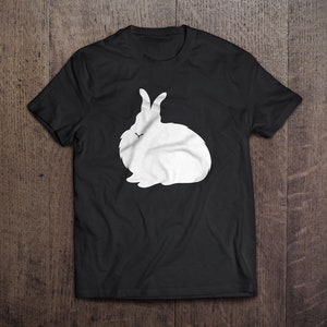 Satin Angora Rabbit - Digital Download, Satin Angora Rabbit Silhouette ...