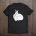 Satin Angora Rabbit - Digital Download, Satin Angora Rabbit Silhouette ...