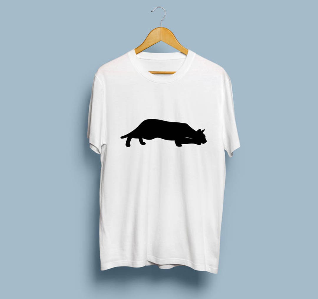 Stalking Cat - Digital Download, Cat Silhouette, Cat Decor, Stalking ...