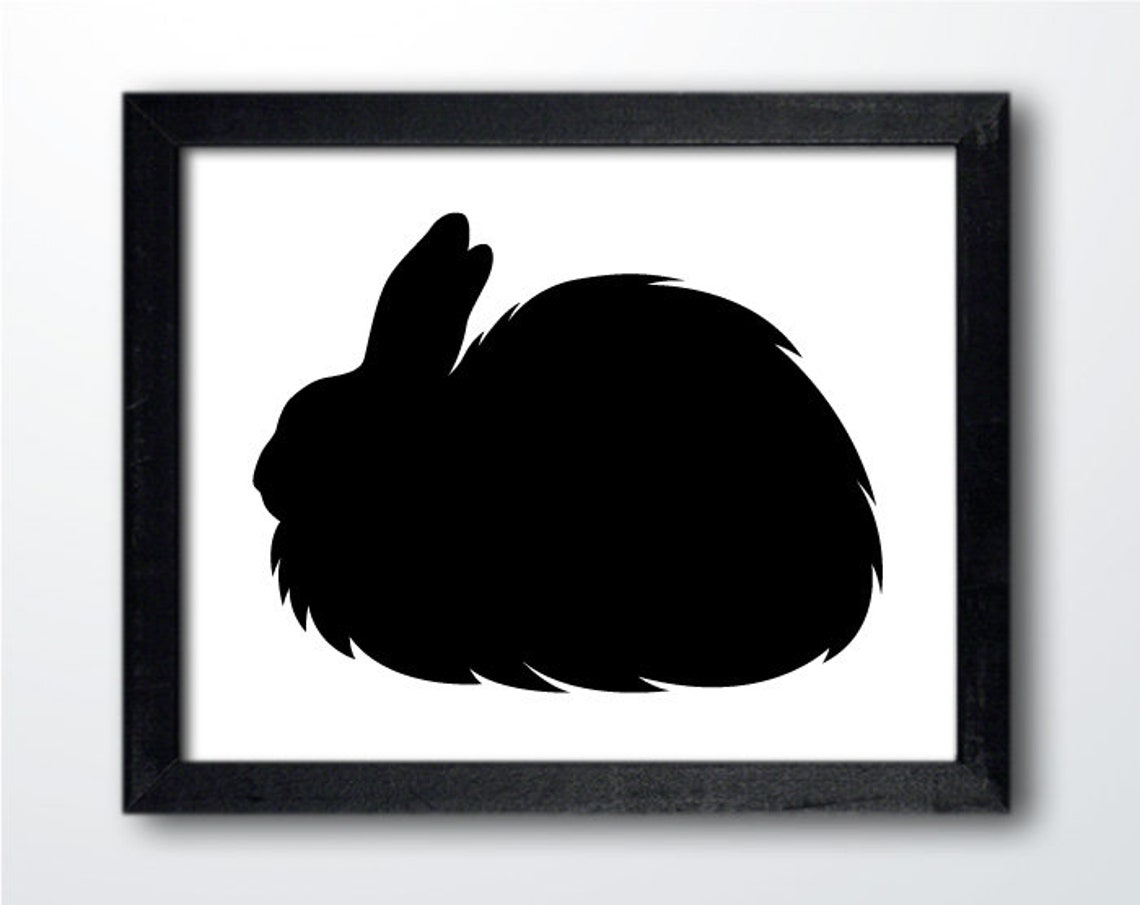 French Angora Rabbit - Digital Download, French Angora Rabbit ...