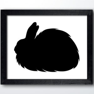French Angora Rabbit - Digital Download, French Angora Rabbit ...