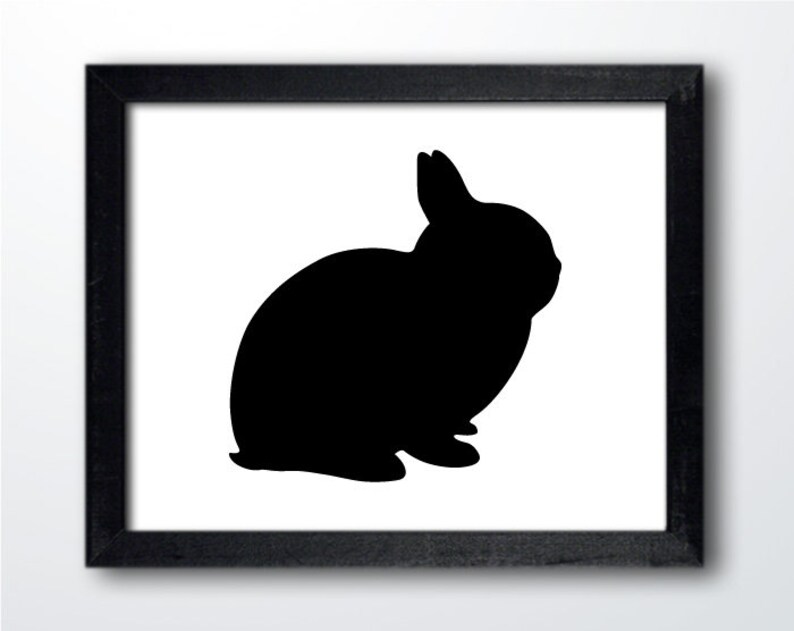 Polish Rabbit Digital Download Polish Rabbit Silhouette - Etsy