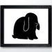 Mini Lop Rabbit Digital Download, Mini Lop Rabbit Silhouette, Mini Lop ...