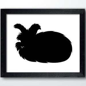 English Angora Rabbit - Digital Download, English Angora Rabbit ...