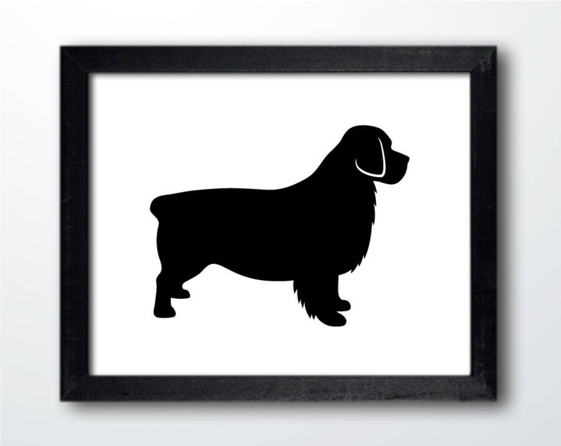 Clumber Spaniel (with Docked Tail) - Digital Download, Clumber Spaniel ...