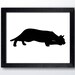 Stalking Cat Digital Download Cat Silhouette Cat Decor - Etsy