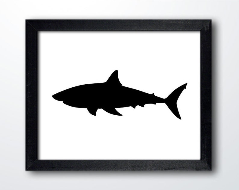 Great White Shark Digital Download Great White Shark Art | Etsy