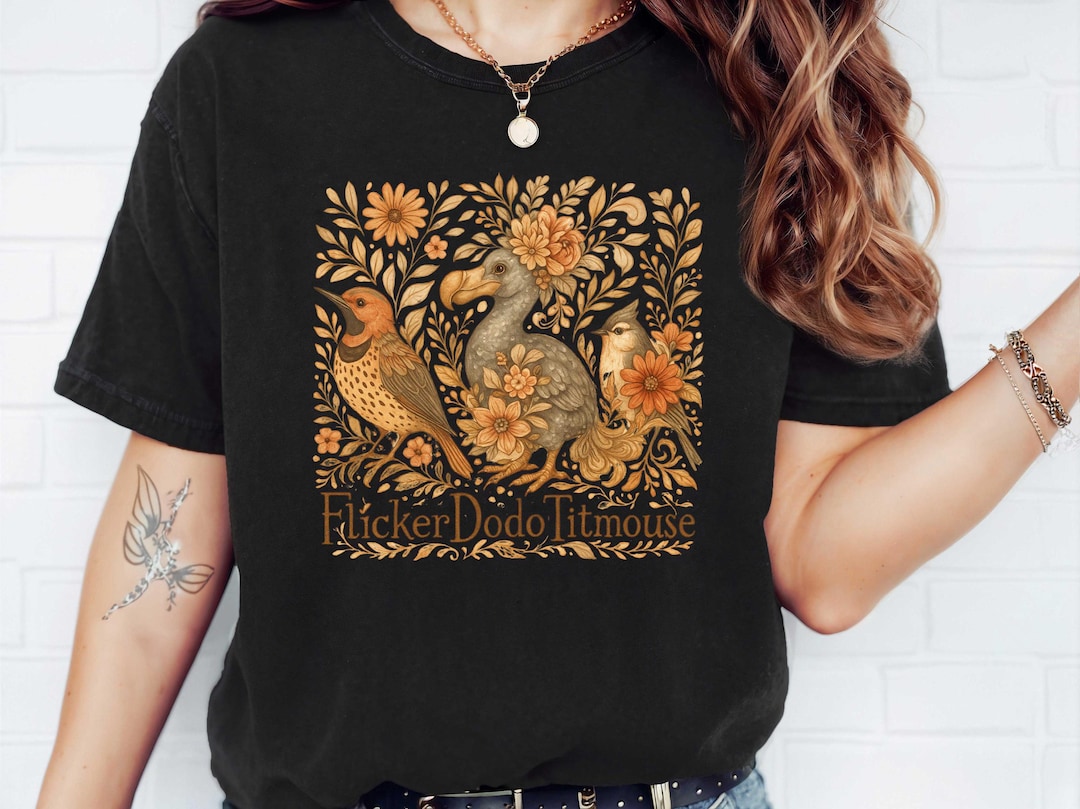 Anti Maga Bird Shirt, Flicker Dodo Titmouse Subtle Fck Trump Shirt ...