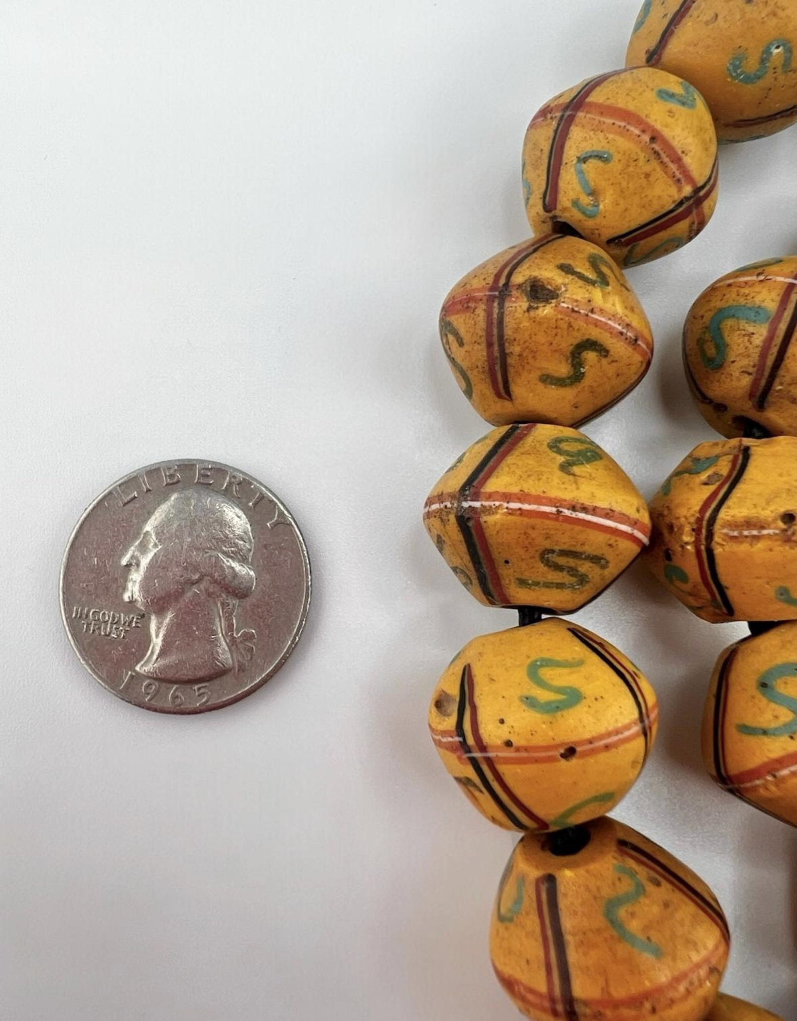 Venetian King Beads | 28 Antique Trade Beads | Authentic African Trade ...