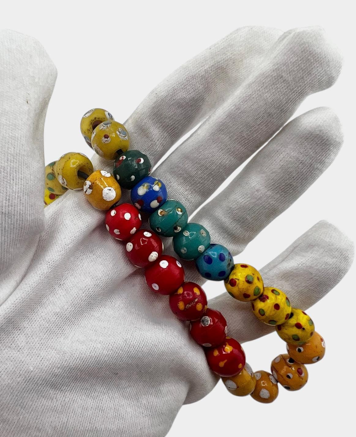 Venetian Skunk Beads, African Trade Beads, Vintage Jewelry Supplies ...