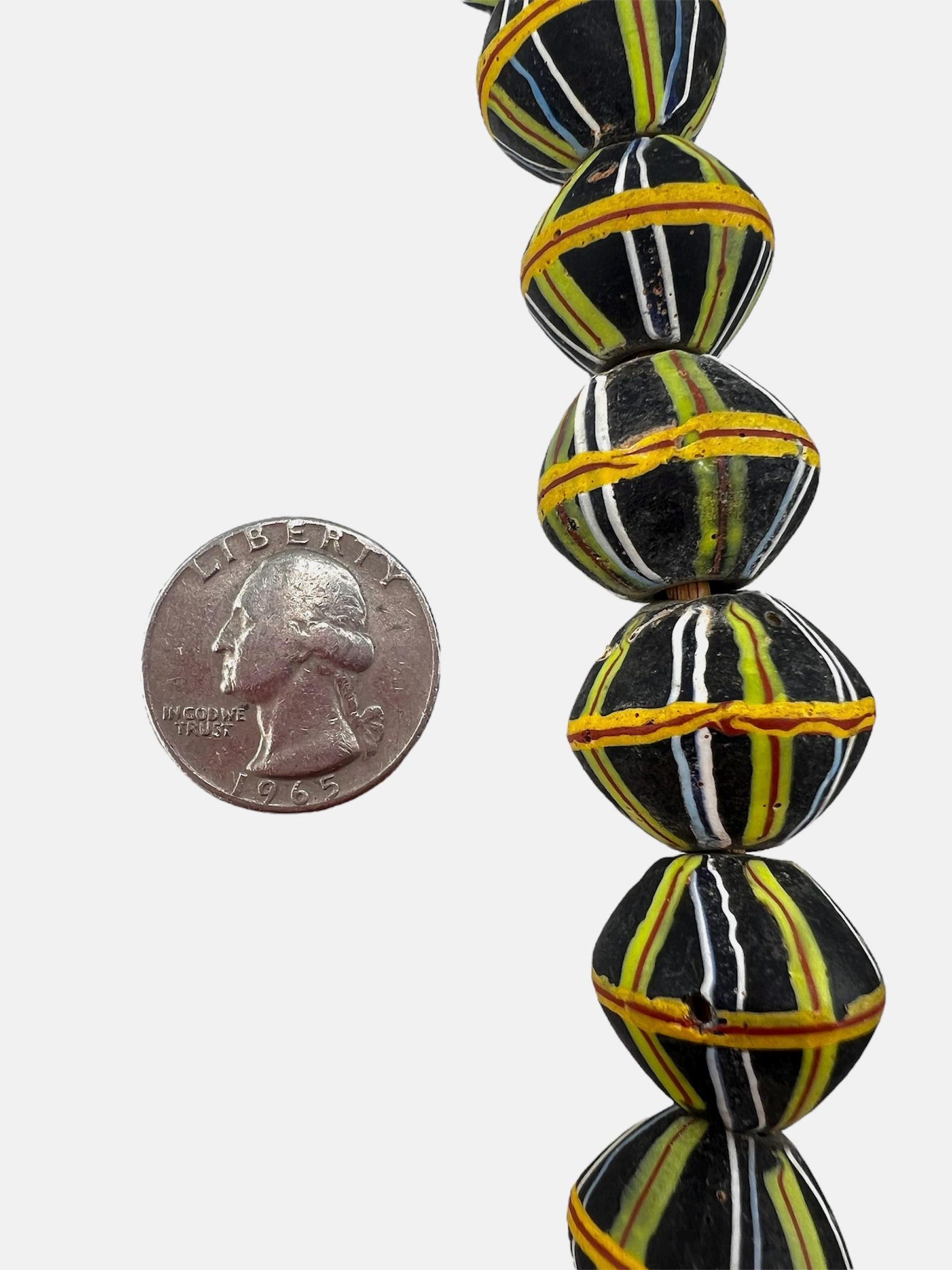 Venetian Black King Beads | Antique Trade Beads | Venetian Glass Beads ...