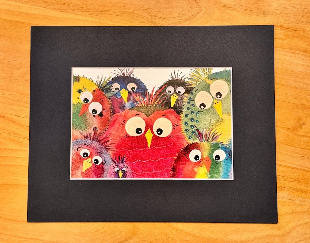 Whimsical Bird Art Print - Etsy