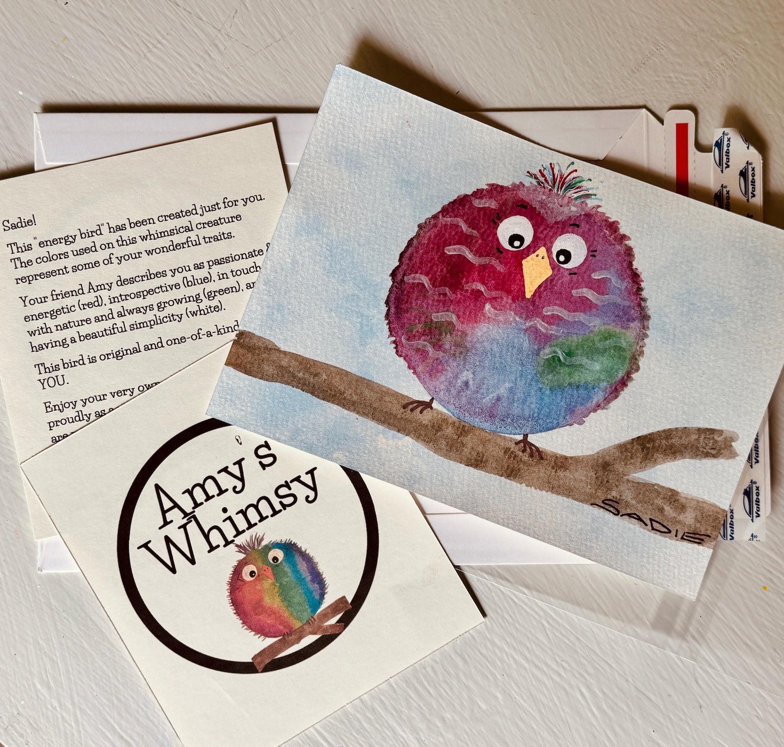 Custom Whimsical Energy Bird - Etsy