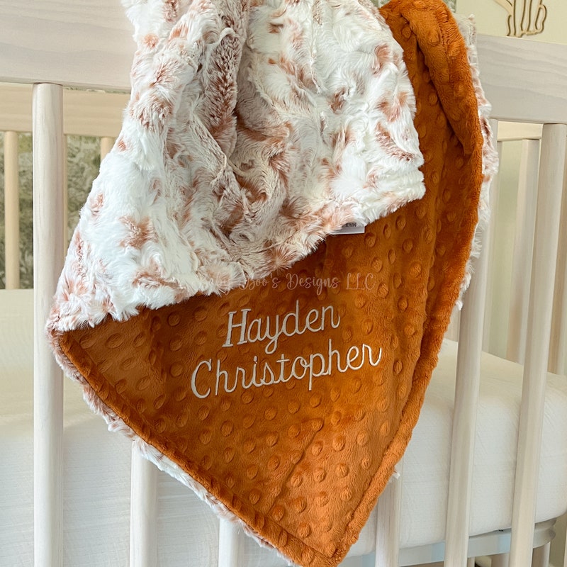 Orange Blanket - Etsy