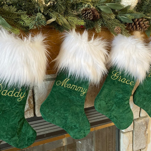 Green Stocking - Etsy