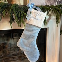 Blue Stocking - Etsy