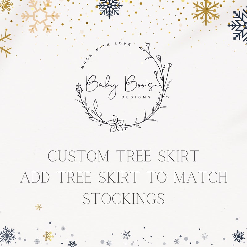 Custom Tree Skirt - Etsy